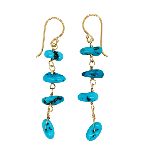 Pebbles I Turquoise Earring - ib designs